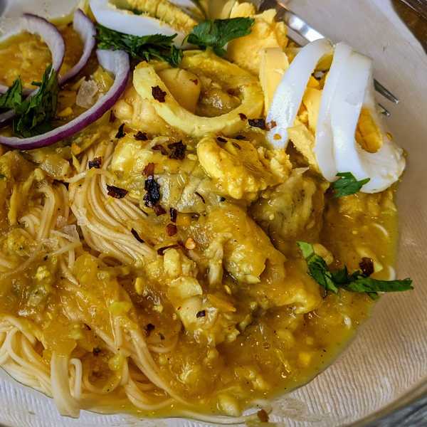 Mohinga (Burmese Catfish Curry Soup) | Food I Made